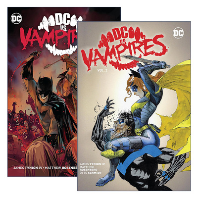 英文原版 DC vs. Vampires DC大战吸血鬼2册 DC漫画 艾斯纳奖得主James Tynion IV 英文版 进口英语原版书籍