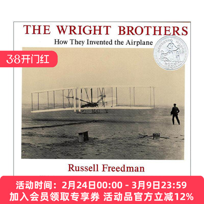 英文原版 The Wright Brothers 莱特兄弟传 飞机发明史 儿童科普百科 纽伯瑞奖得主Russell Freedman 英文版 进口英语原版书籍