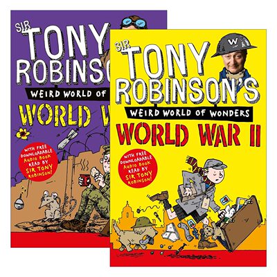 英文原版 World War 世界大战系列2册 Sir Tony Robinson's Weird World of Wonders 英文版 进口英语原版书籍