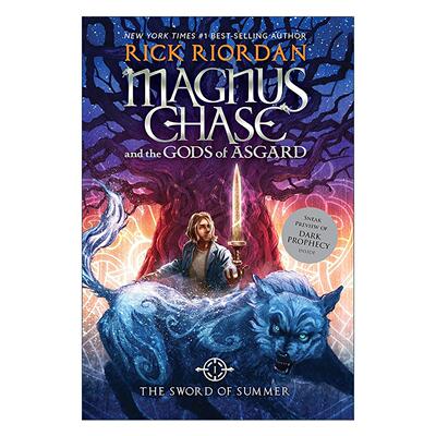 英文原版 Magnus Chase and the Gods of Asgard 01 The Sword of Summer 阿斯嘉末日1 夏日之剑 英文版 进口英语原版书籍