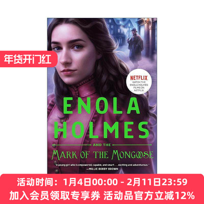 英文原版 Enola Holmes and the Mark of the Mongoose 埃诺拉福尔摩斯和猫鼬的印记 影视原著 英文版 进口英语原版书籍