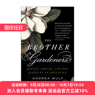 英文原版 The Brother Gardeners 园丁兄弟 植物学 帝国和痴迷的诞生 Andrea Wulf 英文版 进口英语原版书籍