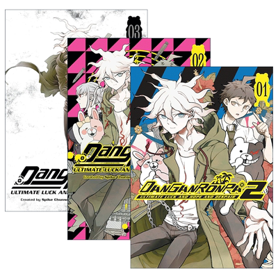 弹丸论破 2系列3册 英文原版 Danganronpa 2 Ultimate Luck and Hope and Despair 终极的运气希望和绝望 英文版 进口英语原版书籍