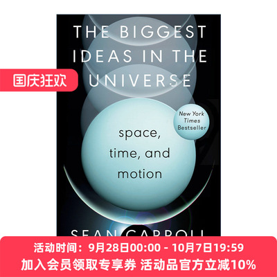英文原版 The Biggest Ideas in the Universe 宇宙中的想法 空间 时间和运动 Sean Carroll 精装 英文版 进口英语原版书籍