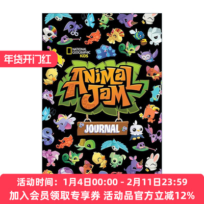 英文原版 Animal Jam Journal 动物果酱日记本 儿童写作游戏活动书 精装 美国国家地理 英文版 进口英语原版书籍