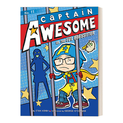 英文原版 Captain Awesome vs. the Evil Babysitter 异能船长11 英文版 进口英语原版书籍