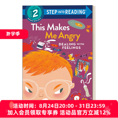 英文原版 Step into Reading 2 This Makes Me Angry Dealing With Feelings 学会处理情绪 这样会让我生气 英文版 进口英语书籍