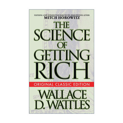 英文原版 The Science of Getting Rich 失落的致富经典 原始经典版 Wallace D. Wattles 英文版 进口英语原版书籍
