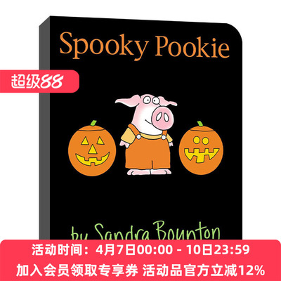 英文原版绘本 Spooky Pookie  恐怖的小布奇 英文版 进口英语原版书籍