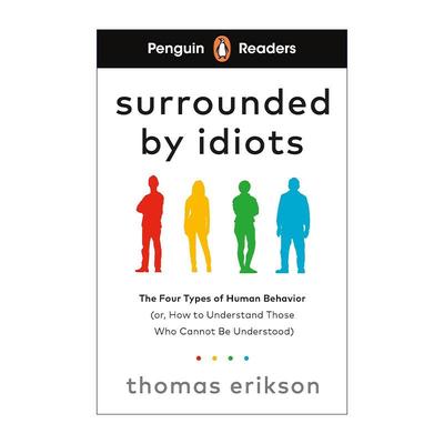 英文原版 Penguin Readers Level 7 Surrounded by Idiots ELT Graded Reader 企鹅英语分级阅读7级 被白痴包围 托马斯·埃里克森