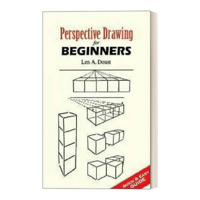 英文原版 Perspective Drawing for Beginners 透视绘画初学者 英文版 进口英语原版书籍