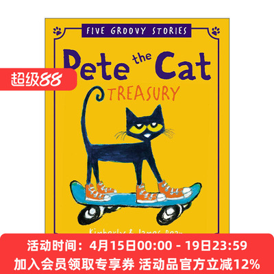 英文原版 Pete the Cat Treasury 皮特猫5个绝妙故事合集 精装 英文版 进口英语原版书籍