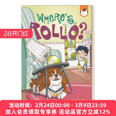 罗洛在哪里 英文原版 Where's Rollo? 兰登儿童幽默桥梁章节书 全彩插画 Reed Duncan 英文版 进口英语原版书籍