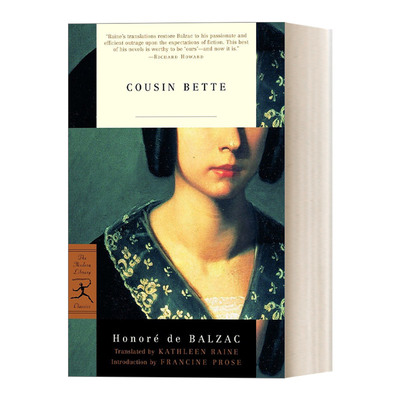 英文原版 Cousin Bette Modern Library Classics 贝姨 Honoré de Balzac巴尔扎克 兰登书屋现代图书馆经典系列 进口英语原版书籍