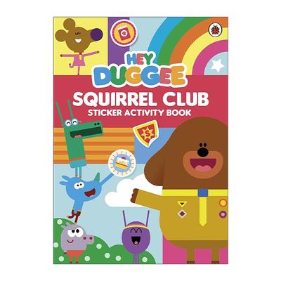 英文原版 Hey Duggee Squirrel Club Sticker Activity Book 嗨道奇 松鼠俱乐部贴纸活动书 英文版 进口英语原版书籍