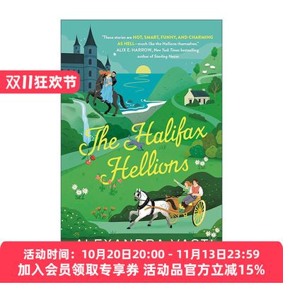 英文原版 The Halifax Hellions 叛逆双姝 摄政罗曼史小说 Alexandra Vasti 浪漫爱情 英文版 进口英语原版书籍