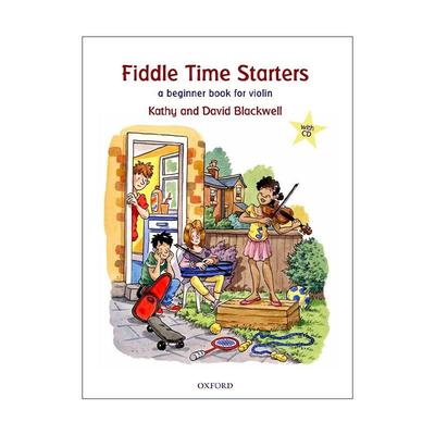 英文原版 Fiddle Time Starters 牛津小提琴时光 入门教材 ABRSM英皇考级小提琴启蒙教材 英文版 进口英语原版书籍