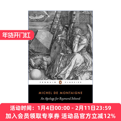 英文原版 An Apology for Raymond Sebond (Penguin Classics) 雷蒙·塞邦赞 Michel de Montaigne蒙田 企鹅经典 英文版 进口书籍