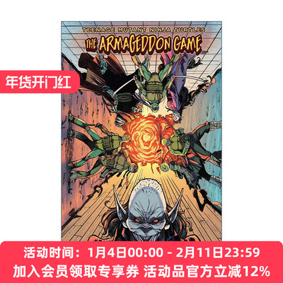 英文原版 Teenage Mutant Ninja Turtles The Armageddon Game 忍者神龟 末日游戏 IDW漫画 Tom Waltz 精装 进口英语原版书籍