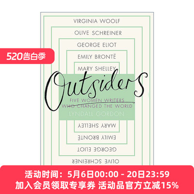 英文原版 Outsiders 破局者 改变世界的五位女作家 英文版 进口英语原版书籍