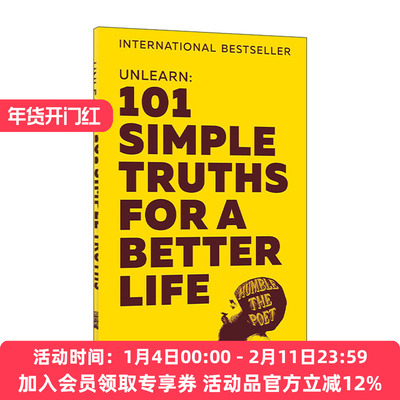 英文原版 Unlearn 101 Simple Truths For a Better Life 摒弃旧念 101个让生活更美好的简单真相 英文版 进口英语原版书籍