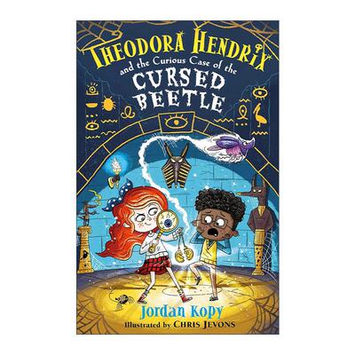 英文原版 Theodora Hendrix and the Curious Case of the Cursed Beetle 怪物联盟守则2 英文版 进口英语原版书籍