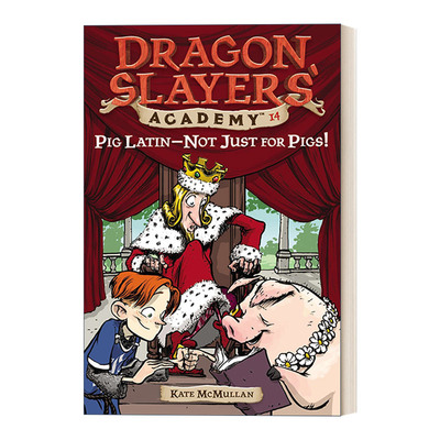 英文原版 Dragon Slayers' Academy 14 Pig Latin--Not Just for Pigs! 从前有条喷火龙14 英文版 进口英语原版书籍