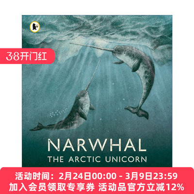 英文原版 Narwhal: The Arctic Unicorn 独角鲸 北极独角兽 英文版 进口英语原版书籍