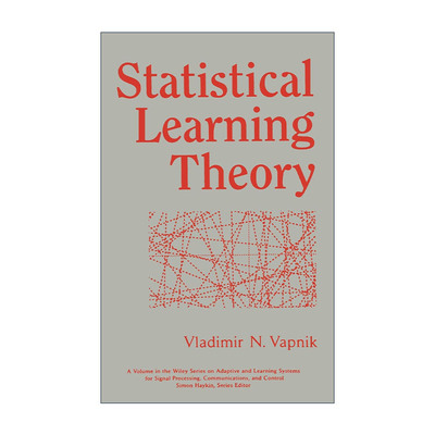 现货 英文原版 Statistical Learning Theory 统计学习理论 精装 英文版 进口英语原版书籍