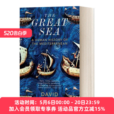 英文原版 The Great Sea  A Human History of the Mediterranean 伟大的海 地中海人类史 英文版 进口英语原版书籍