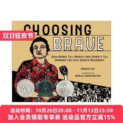 选择勇敢  英文原版 Choosing Brave 2023凯迪克银奖 精装绘本 英文版 进口英语原版书籍