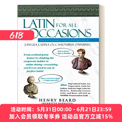 英文原版 Latin for All Occasions 适用于所有场合的拉丁语 幽默杂谈 拉丁语词典 Henry Beard 英文版 进口英语原版书籍