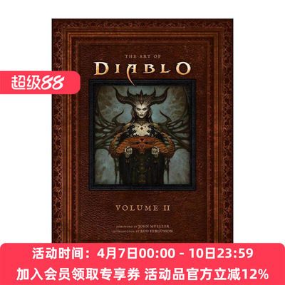 英文原版 The Art of Diablo Volume II 暗黑破坏神 游戏艺术画册设定集2 暴雪 Blizzard 精装 英文版 进口英语原版书籍