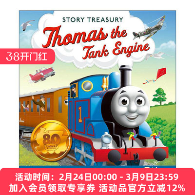 英文原版 Thomas the Tank Engine Story Treasury 托马斯小火车六合一精装故事绘本 80周年纪念版 英文版 进口英语原版书籍