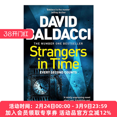 英文原版 Strangers in Time 时间里的陌生人 历史悬疑惊悚小说 戴维·鲍尔达奇 Baldacci David 英文版 进口英语原版书籍