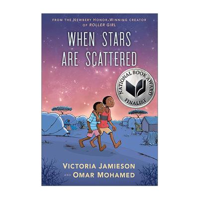 英文原版 When Stars Are Scattered 当星星散落 美国国家图书奖 儿童漫画图像小说 精装 Victoria Jamieson 进口英语原版书籍