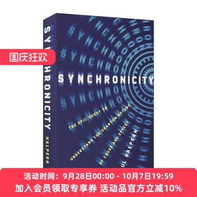 共时性  英文原版 Synchronicity 因果的量子本性 精装物理学科普 保罗·哈尔彭Paul Halpern 英文版 进口英语原版书籍