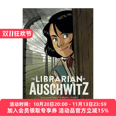 英文原版 The Librarian of Auschwitz 奥斯维辛的小图书馆员 历史漫画小说 英文版 进口英语原版书籍
