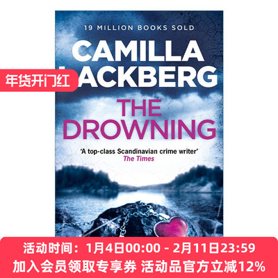 英文原版小说 The Drowning 小美人鱼 瑞典推理小说女王卡米拉·拉克伯格 夫雅巴卡推理系列6 英文版 进口英语原版书籍