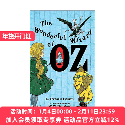 英文原版 The Wonderful Wizard of Oz 绿野仙踪 儿童经典文学 L. Frank Baum弗兰克·鲍姆 英文版 进口英语原版书籍