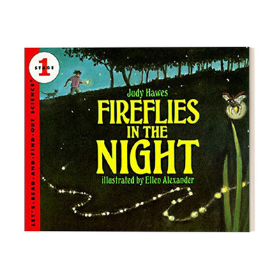 英文原版绘本 Let's Read and Find Out 1 Fireflies in the Night 自然科学启蒙阅读与发现 夜晚的萤火虫 英文版进口英语原版书籍