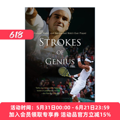 天才之击  英文原版 Strokes of Genius 费德勒纳达尔和有史以来精彩的比赛 英文版 进口英语原版书籍