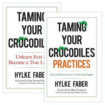 英文原版 Taming Your Crocodiles系列2册 驯服你的鳄鱼+实践手册 组织管理指南 Hylke Faber 英文版 进口英语原版书籍