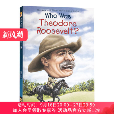 谁是罗斯福 英文原版 Who Was THEODORE ROOSEVELT 政治军事领袖系列 英文版 进口英语原版书籍