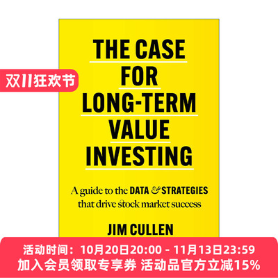 长期价值投资案例  英文原版 The Case for Long-Term Value Investing 推动股市成功的数据和策略指南 精装 进口英语原版书籍