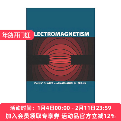 英文原版 Electromagnetism 电磁 物理学 MIT麻省理工学院教授John C. Slater约翰·斯莱特 英文版 进口英语原版书籍