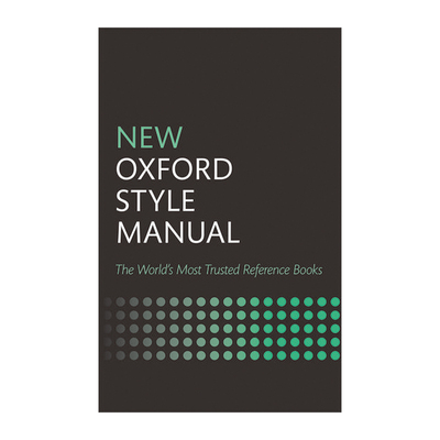英文原版 New Oxford Style Manual 新牛津风格手册 精装 英文版 进口英语原版书籍