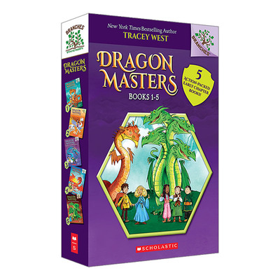 华研原版 驯龙大师1-5套装 英文原版 Dragon Masters  Books 1-5 A Branches Box Set 英文版 进口英语原版书籍