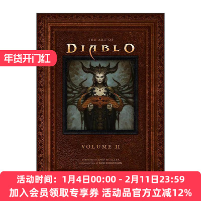 英文原版 The Art of Diablo Volume II 暗黑破坏神 游戏艺术画册设定集2 暴雪 Blizzard 精装 英文版 进口英语原版书籍
