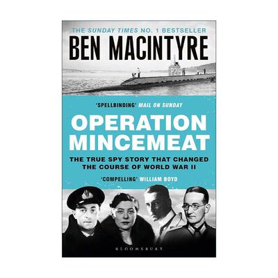 英文原版 Operation Mincemeat 绞肉行动 本·麦金泰尔 科林·费尔斯主演电影原著 英文版 进口英语原版书籍